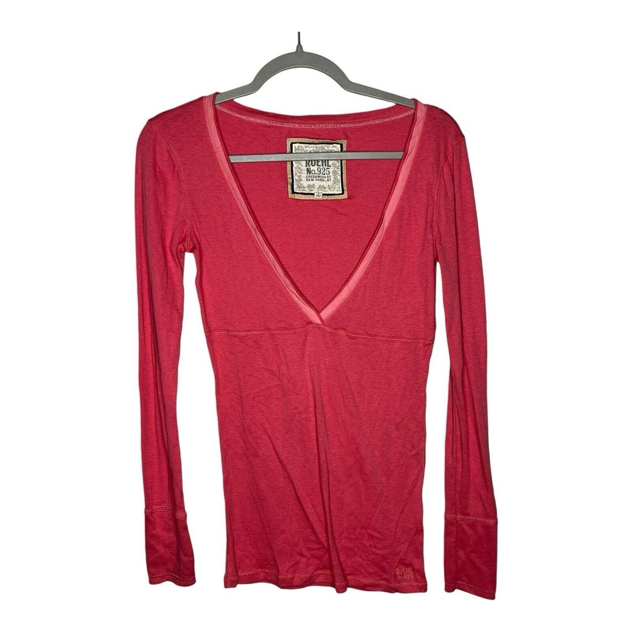 Ruehl 925 Babydoll Top Womens Large Vtg Y2K Long... - Depop