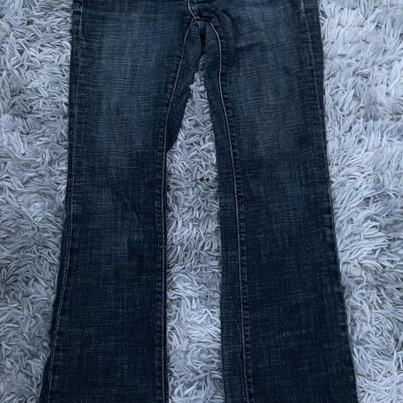 Bebe designer dark wash jeans Size 25 - Depop