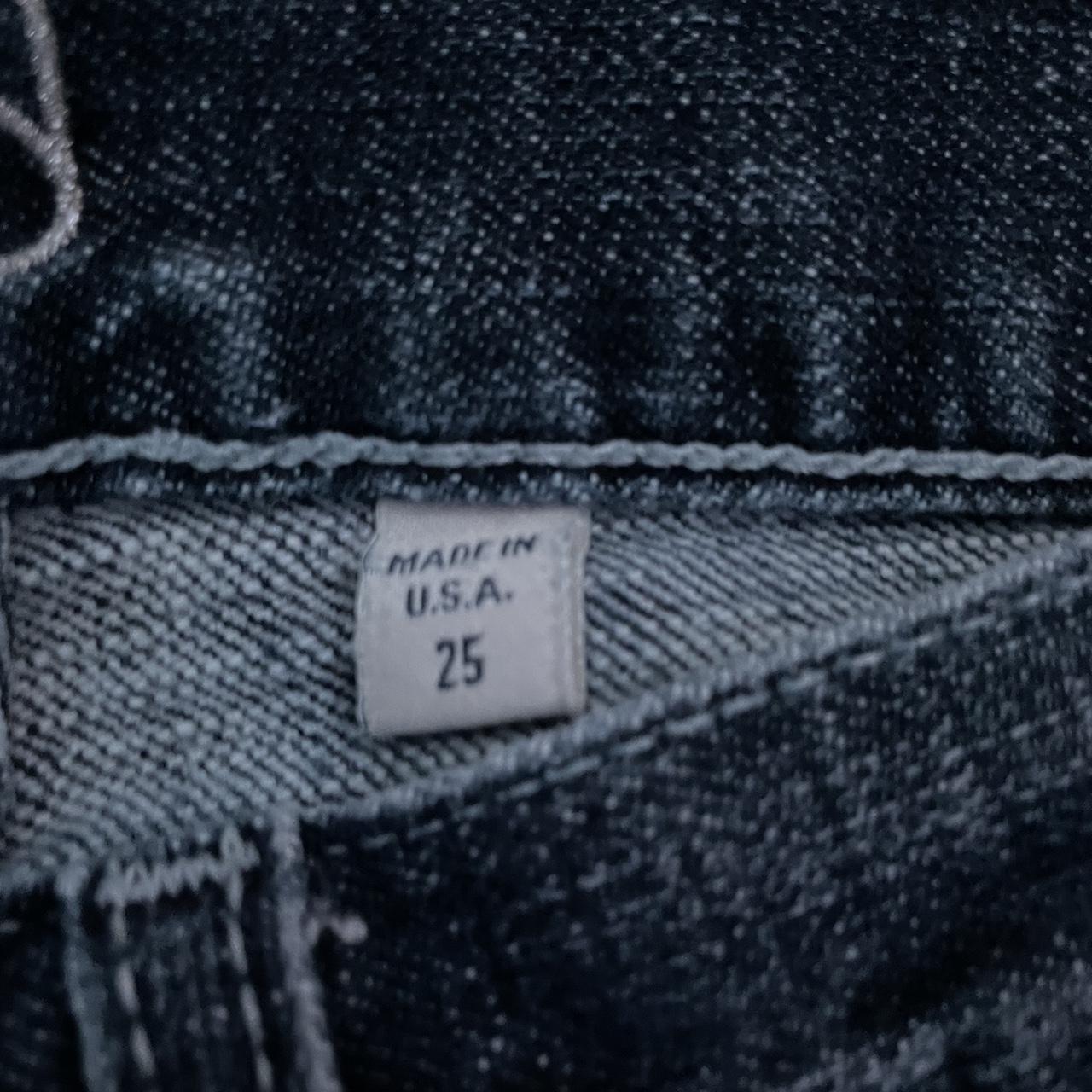 Bebe designer dark wash jeans Size 25 - Depop