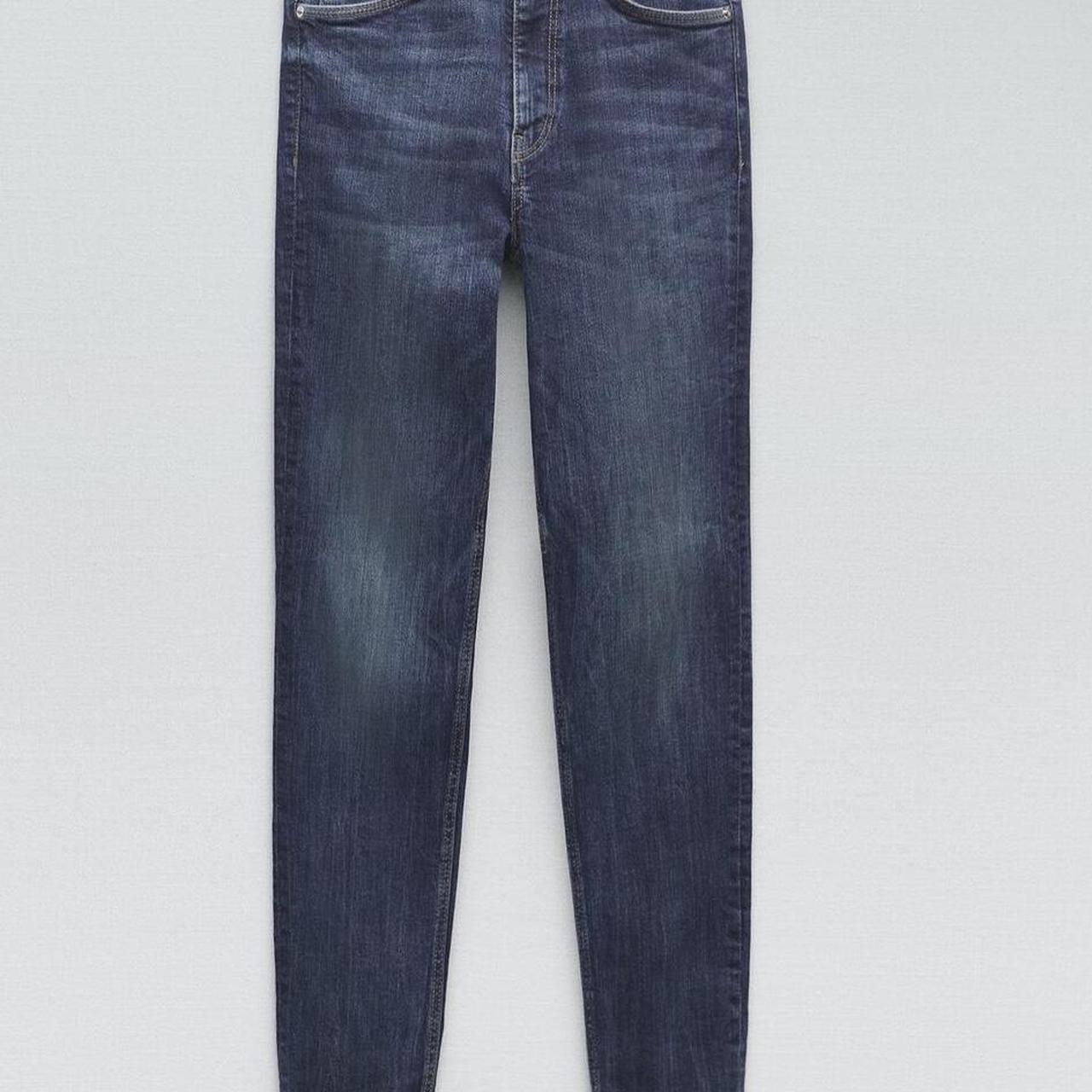 ZARA High-rise Skinny Sculpt TRF Jeans size... - Depop