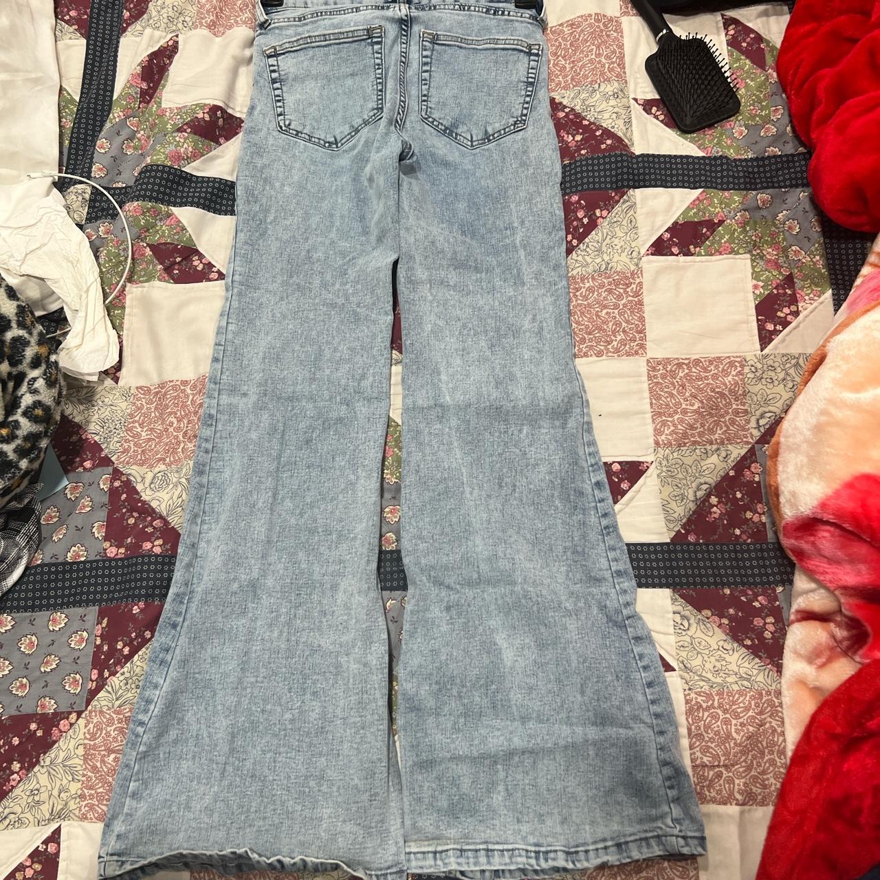 High-rise flared jeans #wildfable #flaredjeans... - Depop