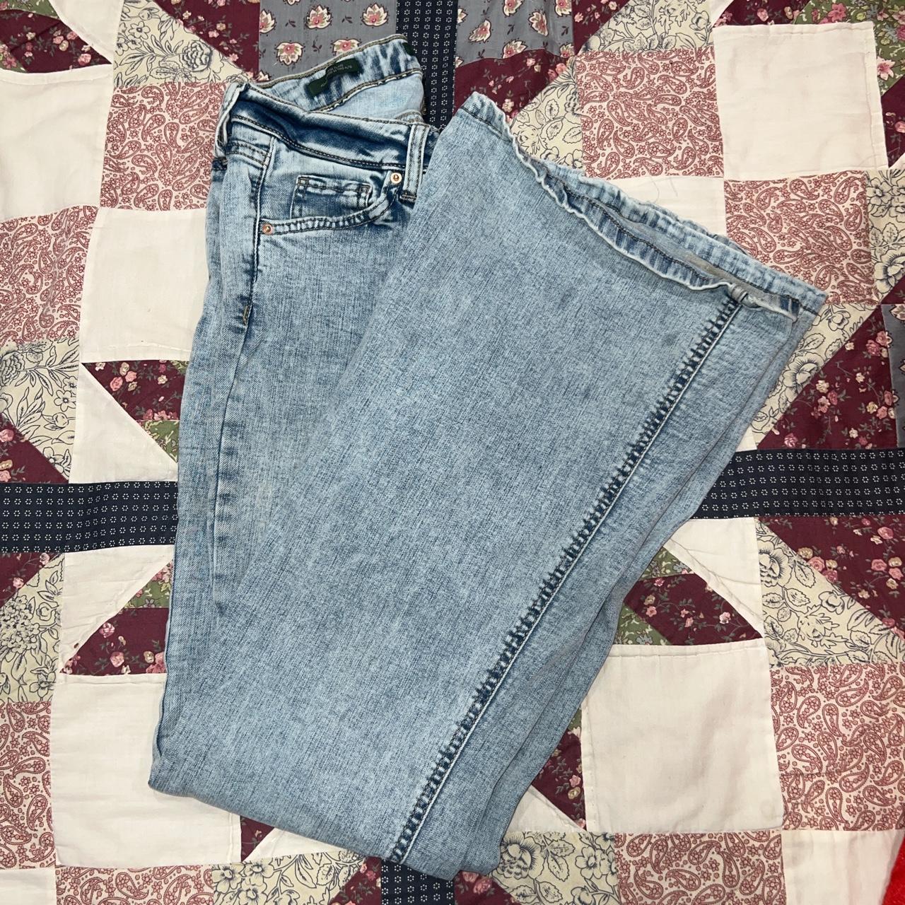 High-rise flared jeans #wildfable #flaredjeans... - Depop