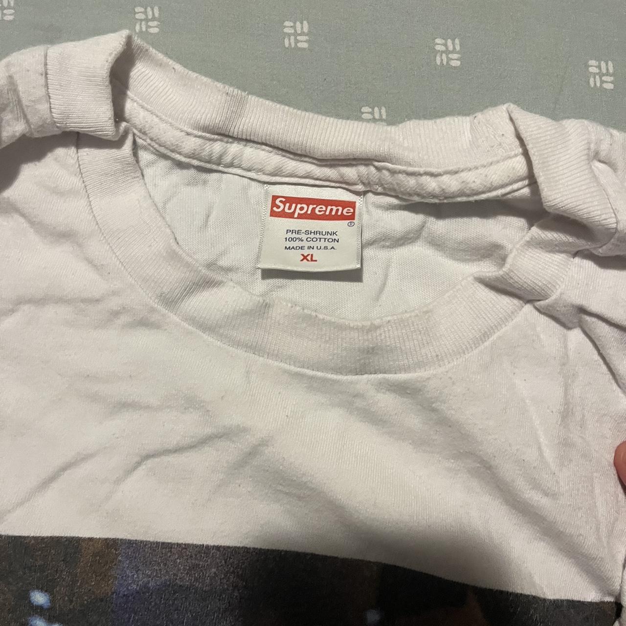 Supreme King Of New York Ss19 White Tee extra large... - Depop