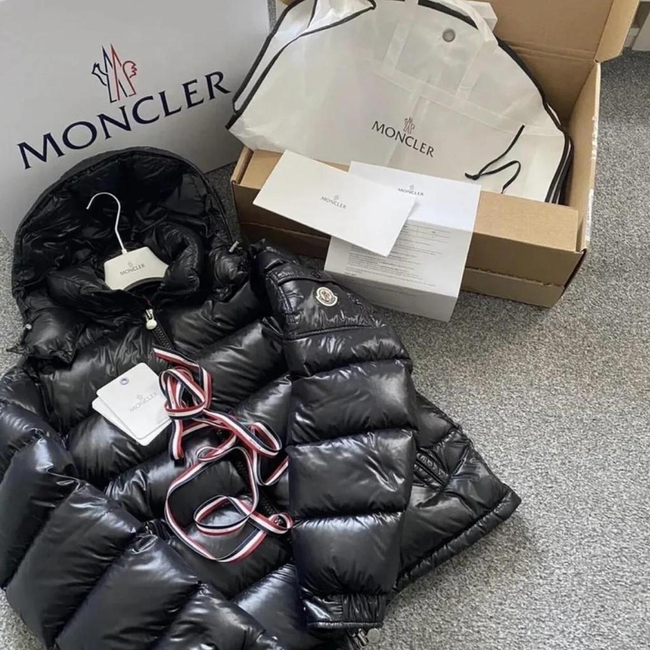Moncler Maya Puffer Jacket Black Size: M Item comes... - Depop