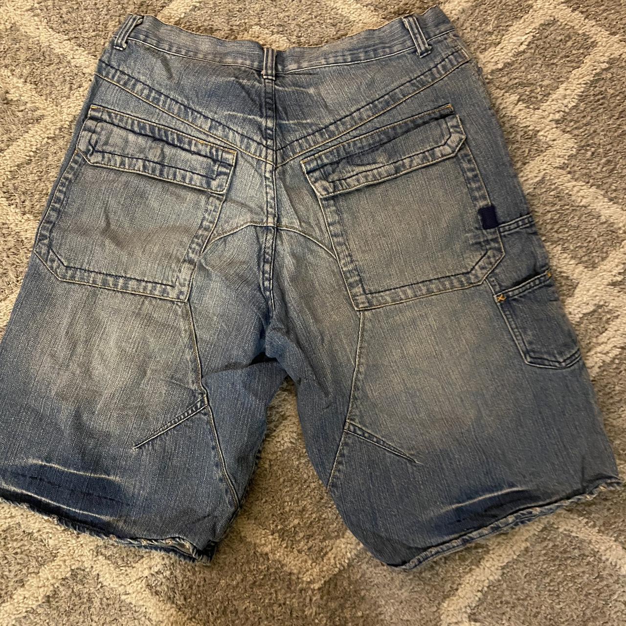 Vintage 2000s Jordan Flight Denim Shorts Jorts (... - Depop