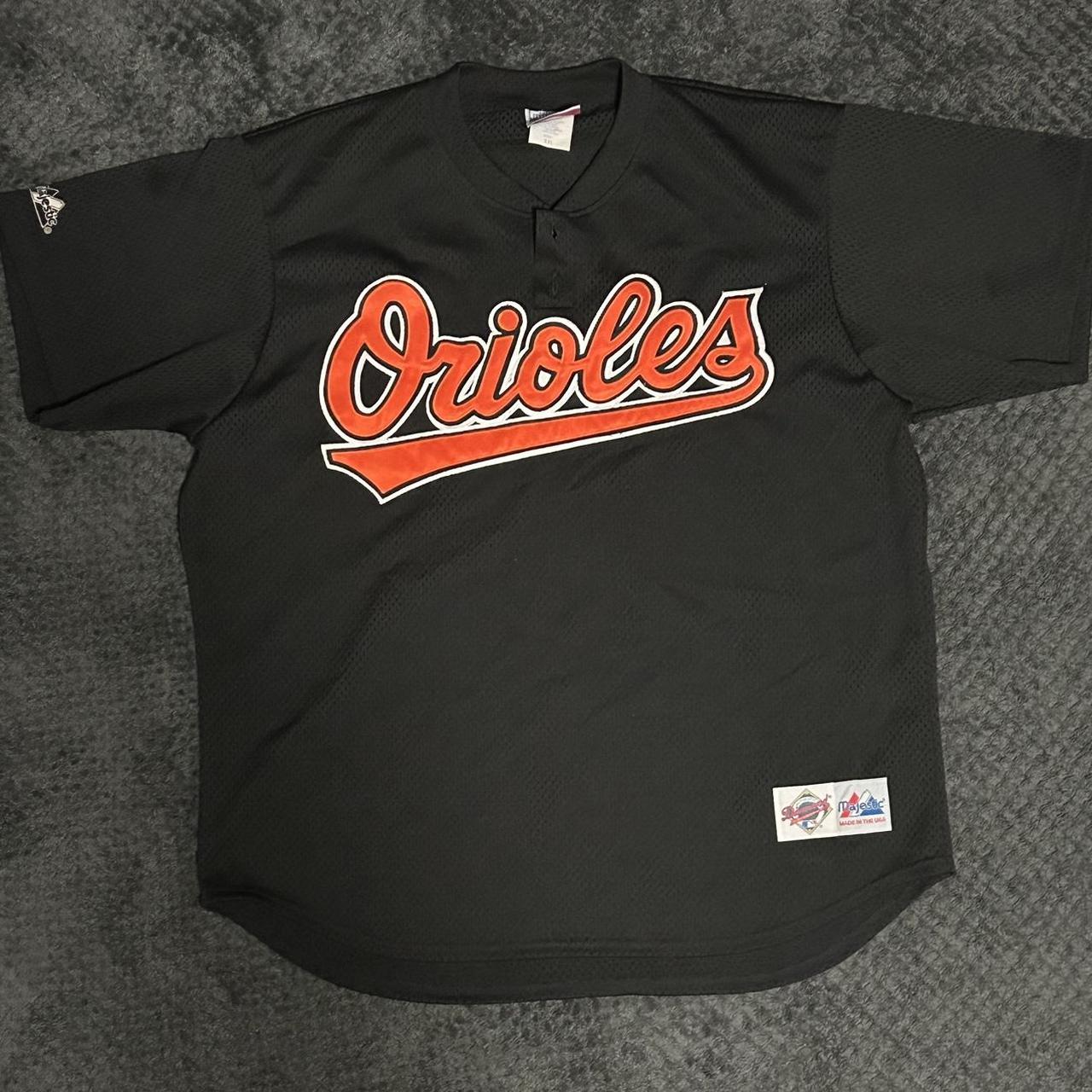 90s Baltimore Orioles Batting jersey Brand:... - Depop