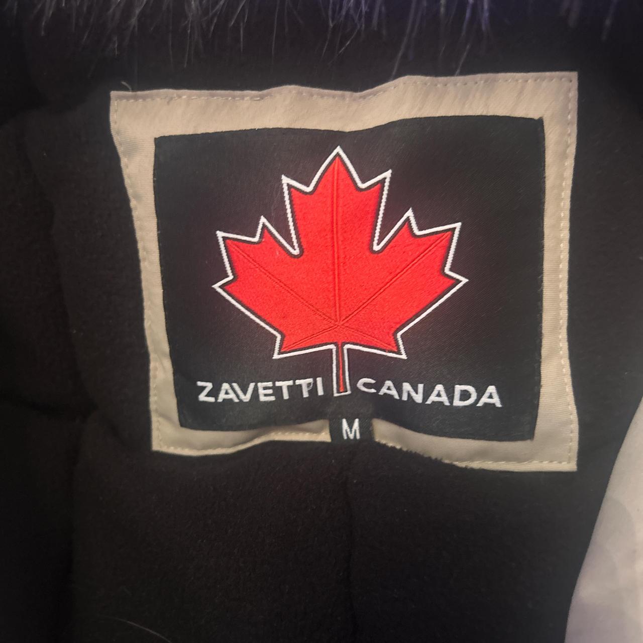 cream zavetti canada coat size medium perfect... - Depop