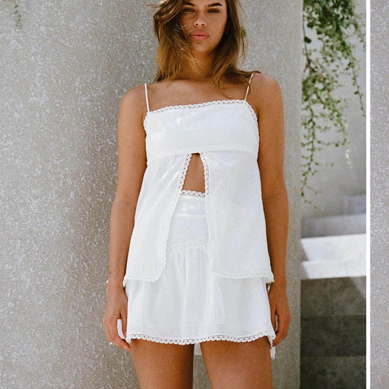 Sabo Skirt Alani draw skirt RRP $78 Alani split top... - Depop