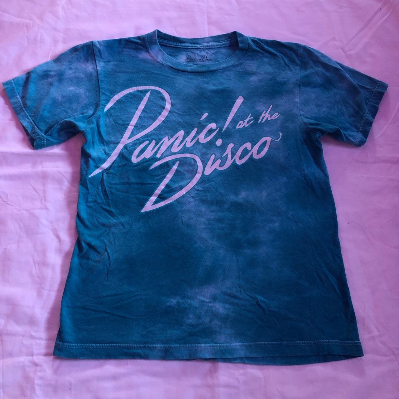 panic! at the disco graphic tee, discontinued... - Depop