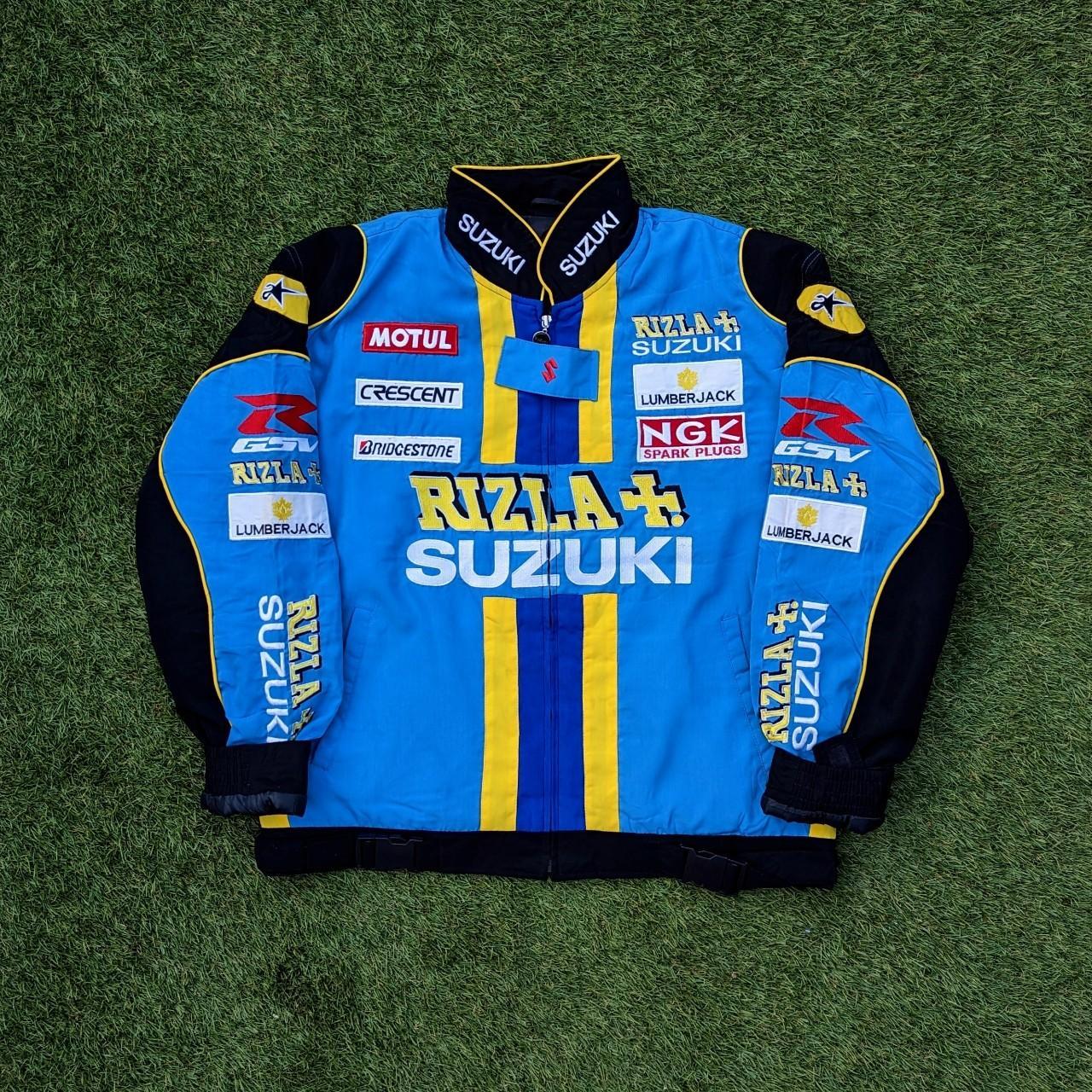 Retro Suzuki Nascar Jacket Details: • Beautiful... - Depop