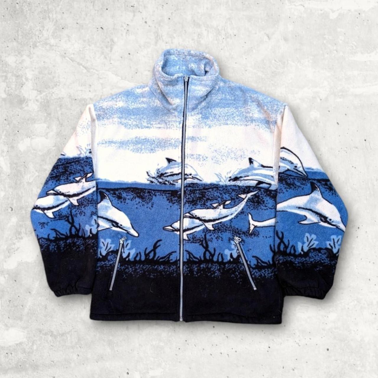 Retro Dolphin Fleece Code: TB57 🌊 DETAILS: •... - Depop