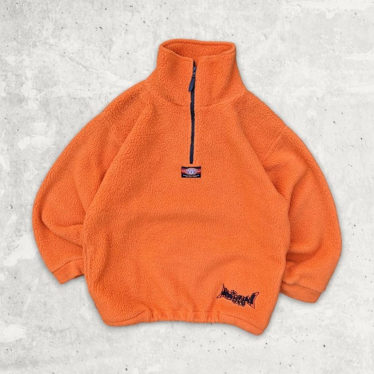 90s Surfwear Animal Sherpa Teddy Bear Fleece 🌊... - Depop