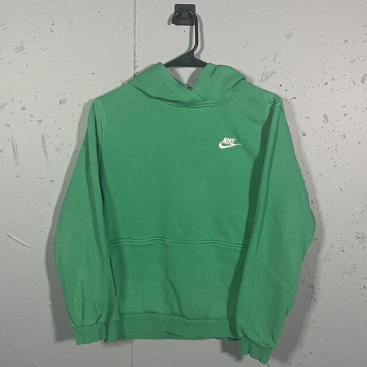 Green Nike hoodie In perfect condition Size: Men’s... - Depop
