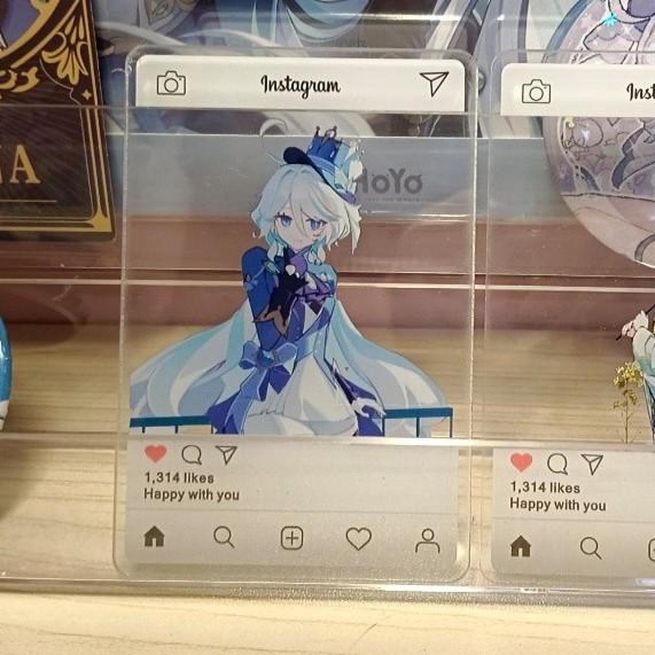 genshin impact selfie Frame Furina -ship from Hong... - Depop