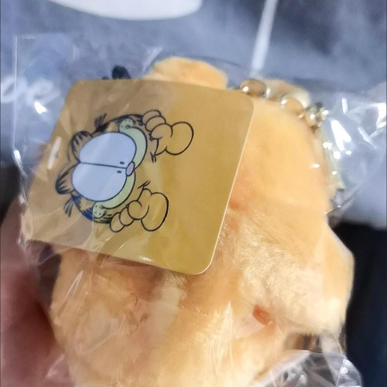 mini Garfield plushie with keychain message me to... - Depop