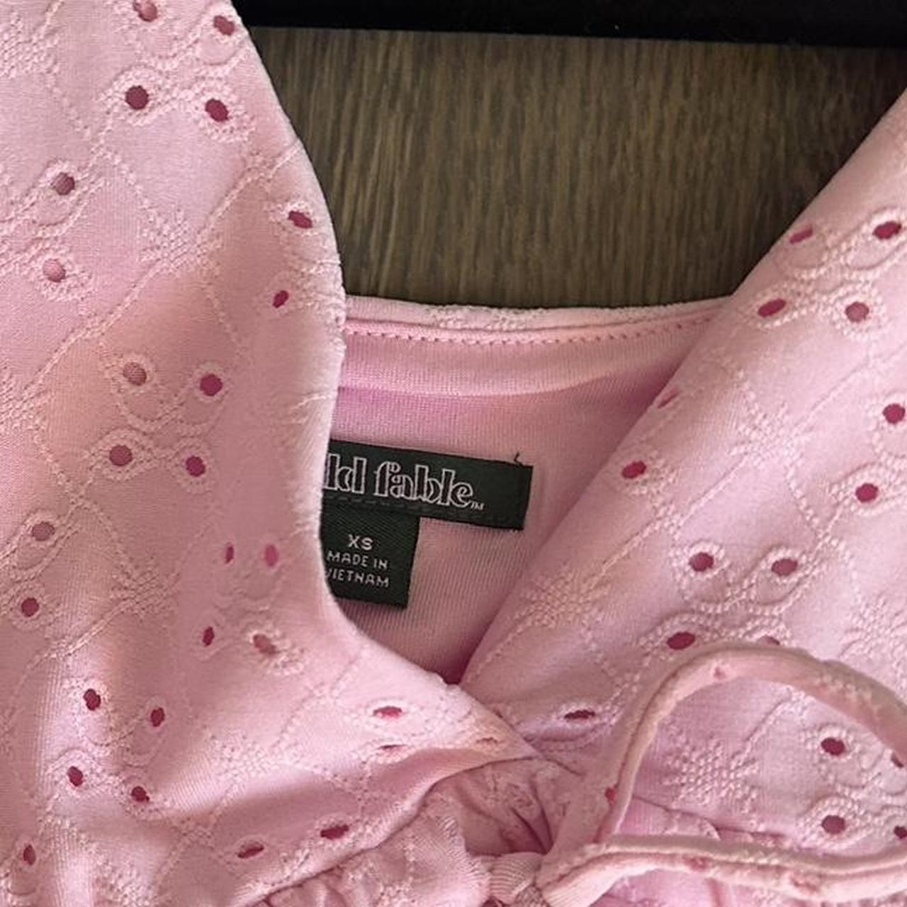 BUNDLEEEE pink wild fable beach coverup and white... - Depop