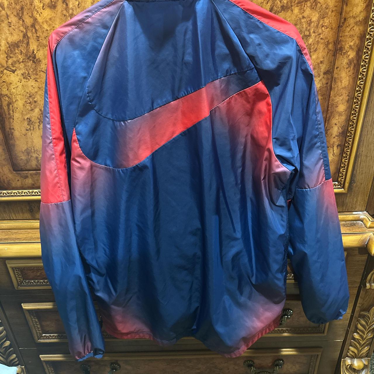 Nike PSG windbreaker jacket in blue and red... | Depop