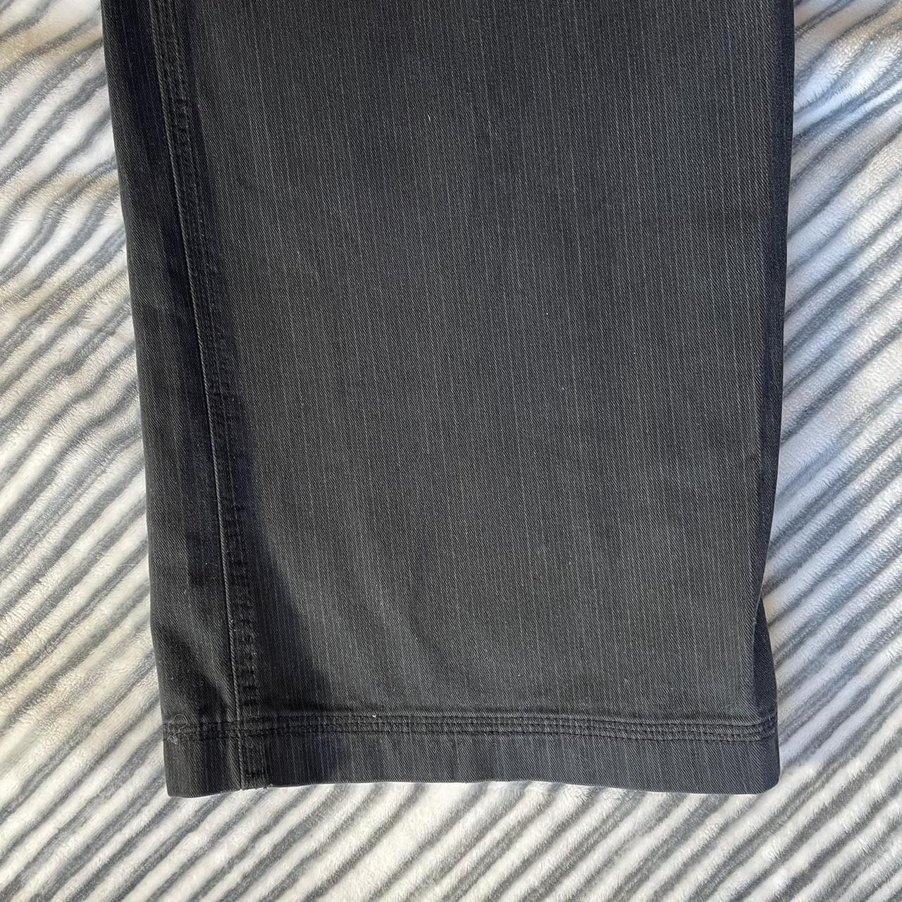 Black baggy Point Zero pants. Has little white... - Depop