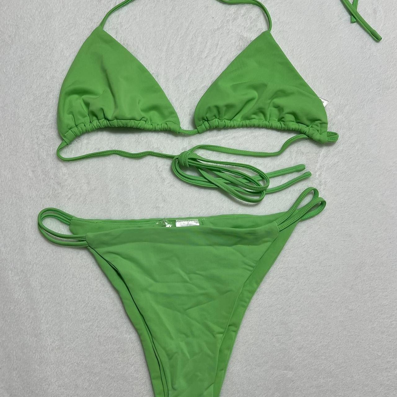 Bright green bathing suit - Depop