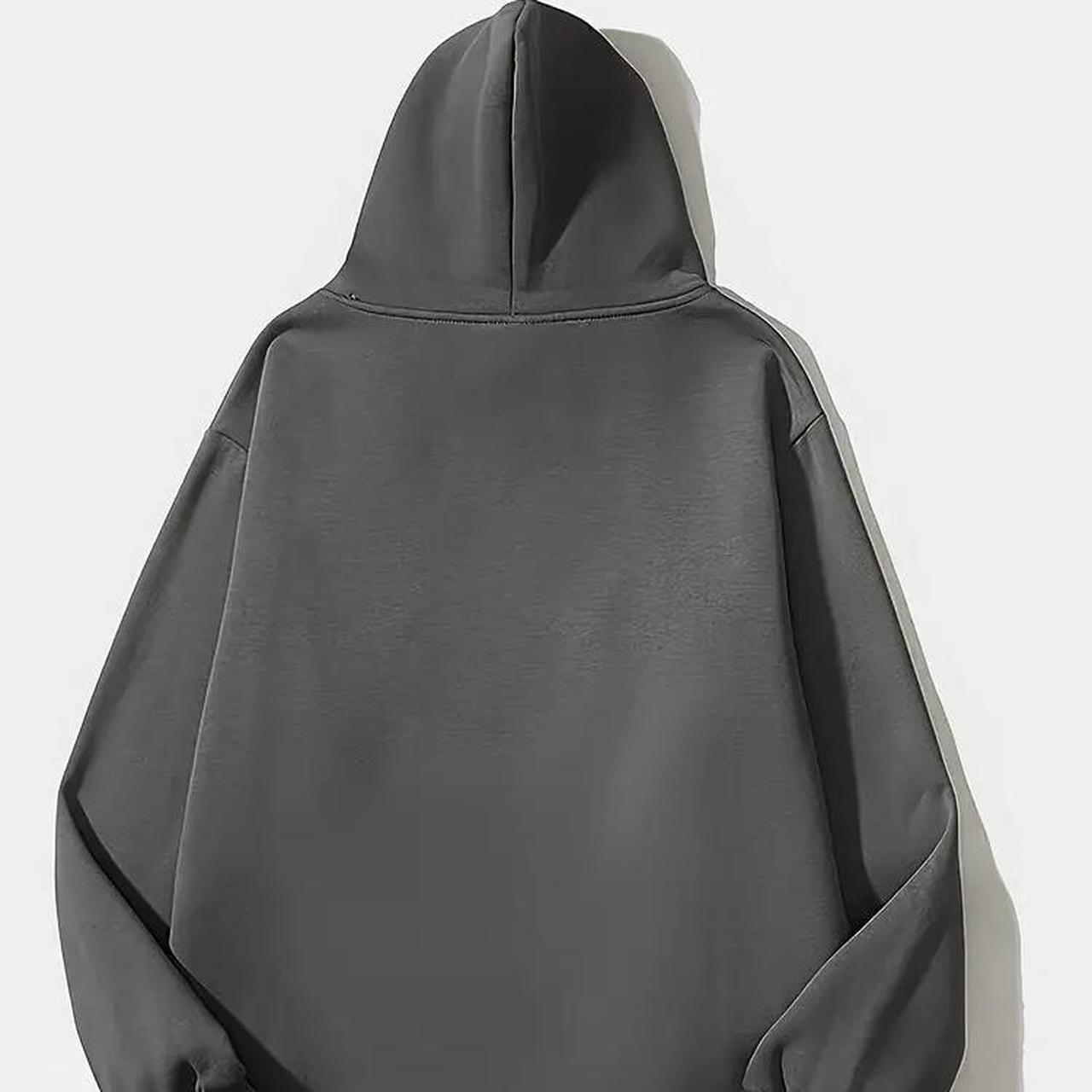 Grey Graphic Hoodie True to size Multiple sizes - Depop