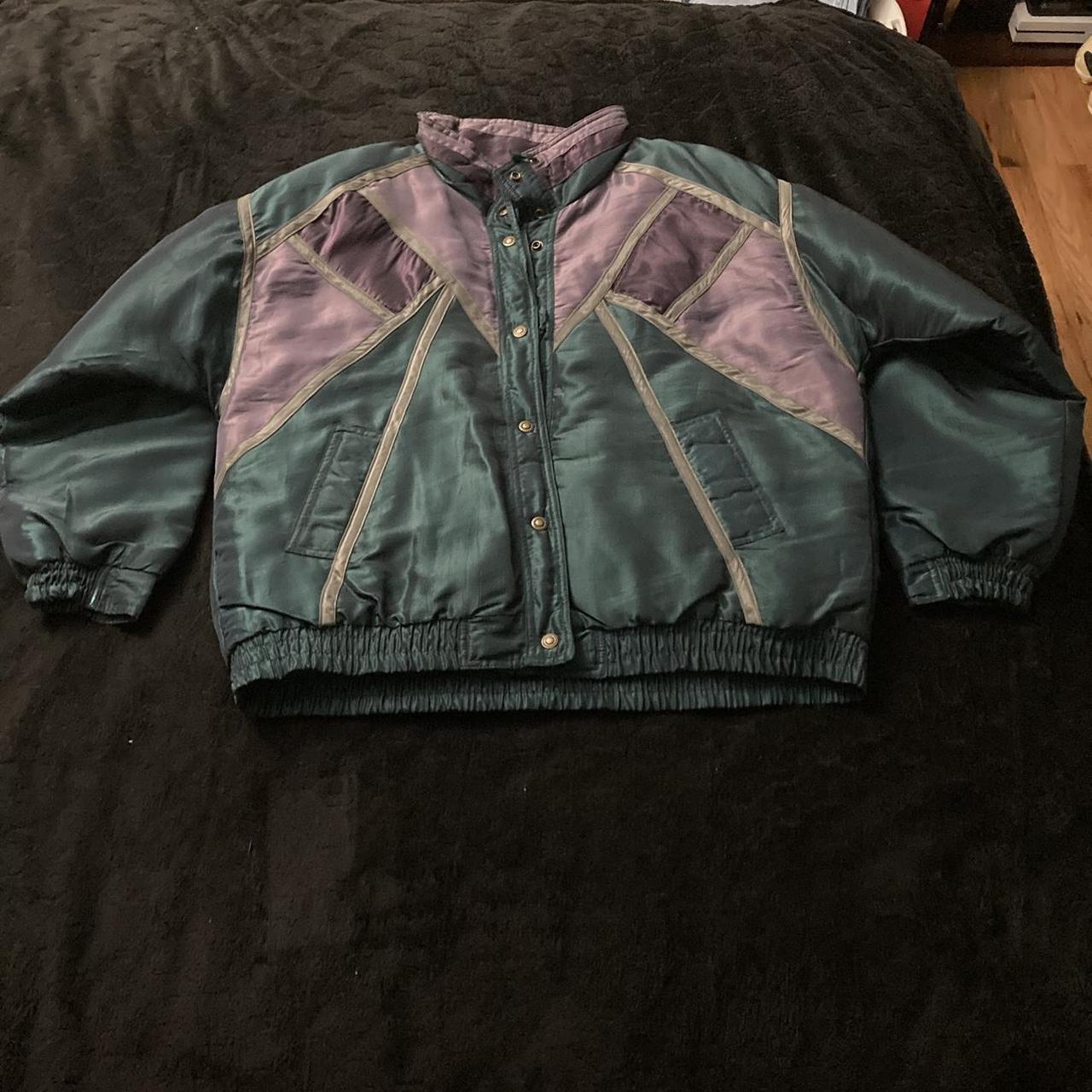 80s outbrook reflective jacket size large. Amazing... - Depop