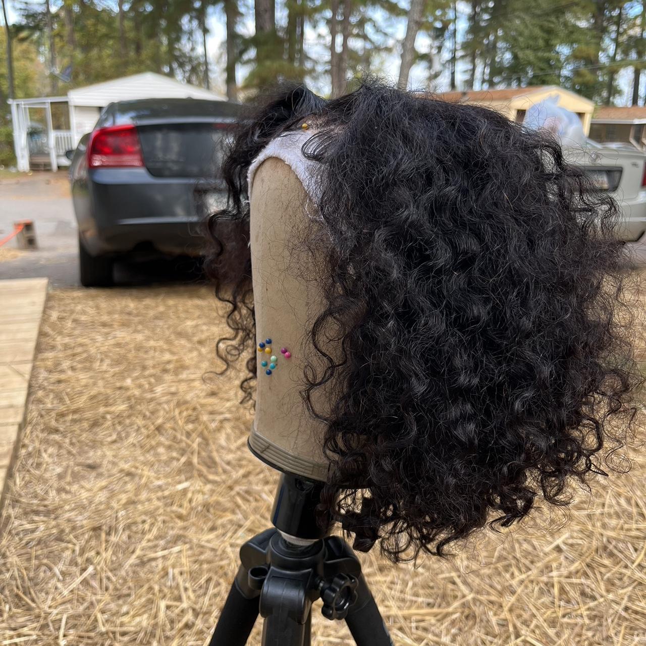 5by5 closure curly bob wig - Depop