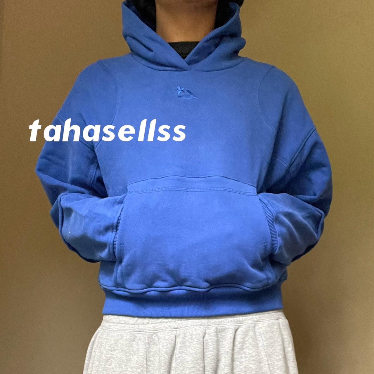 Liquid Lagoon Blue Heavy Cut Hoodie (Medium) I love... - Depop