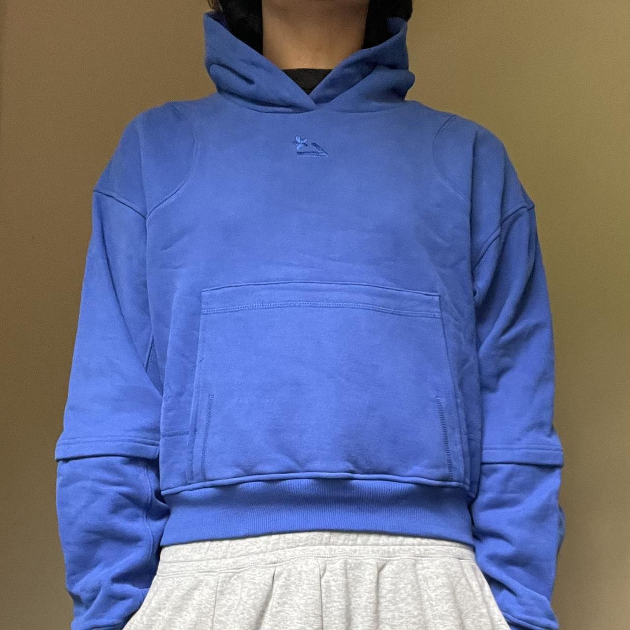 Liquid Lagoon Blue Heavy Cut Hoodie (Medium) I love... - Depop