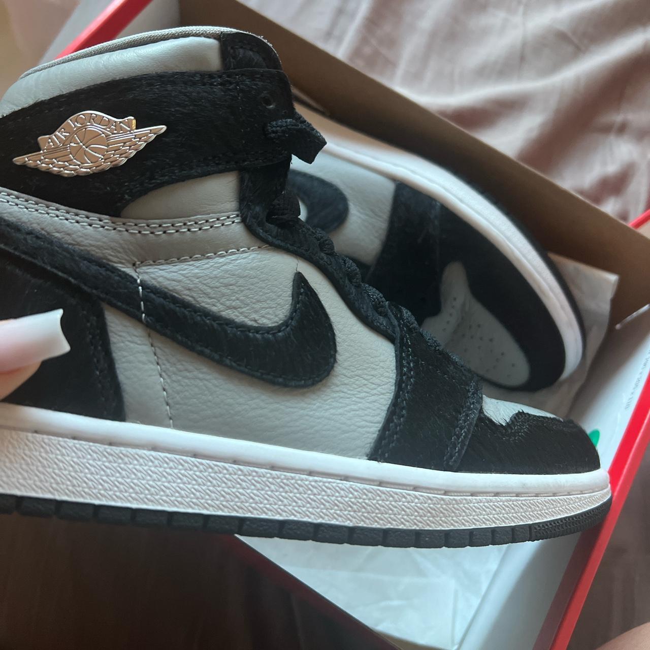 prices negotiable textured jordan 1s high top - Depop