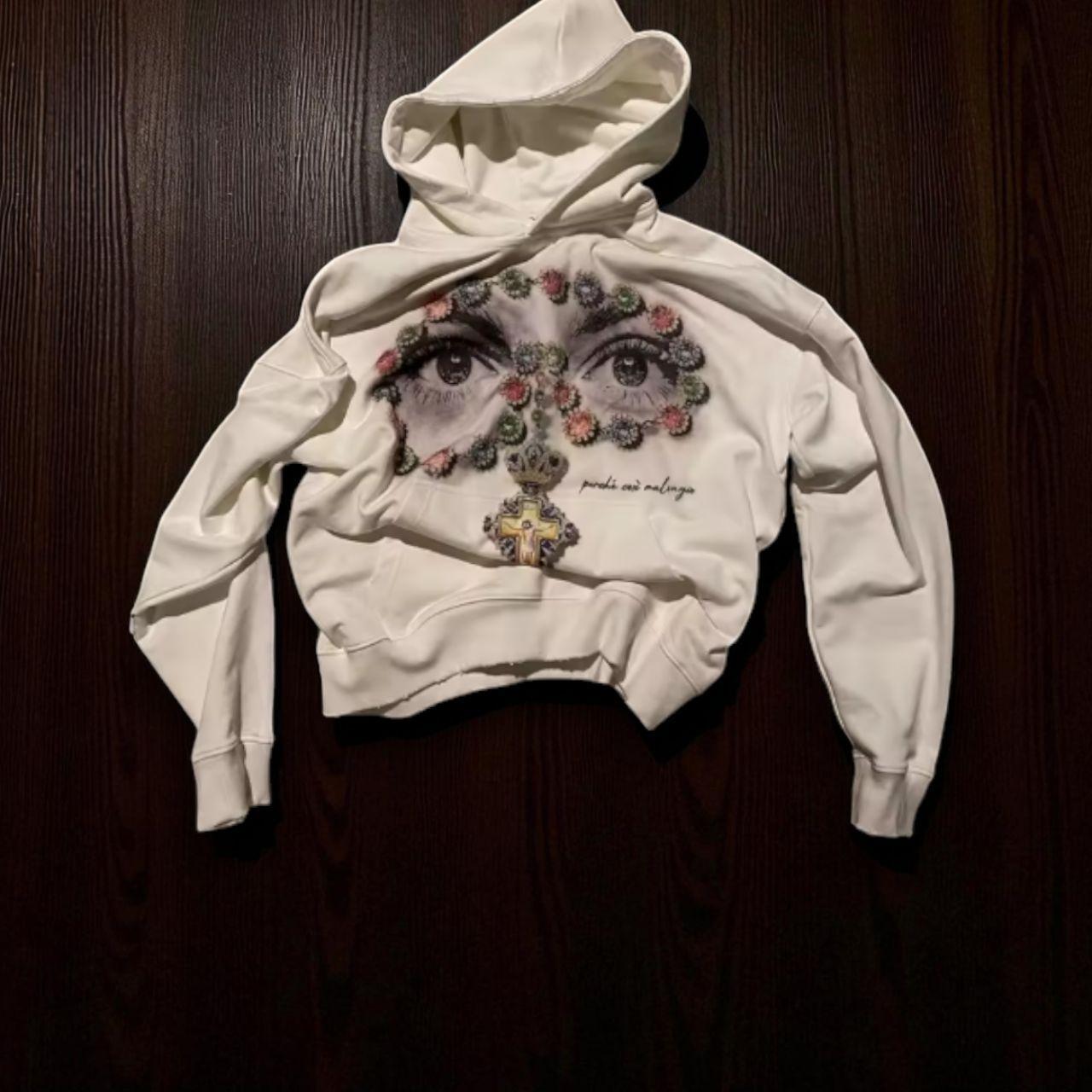 Y2K jesus piece hoodie | Depop