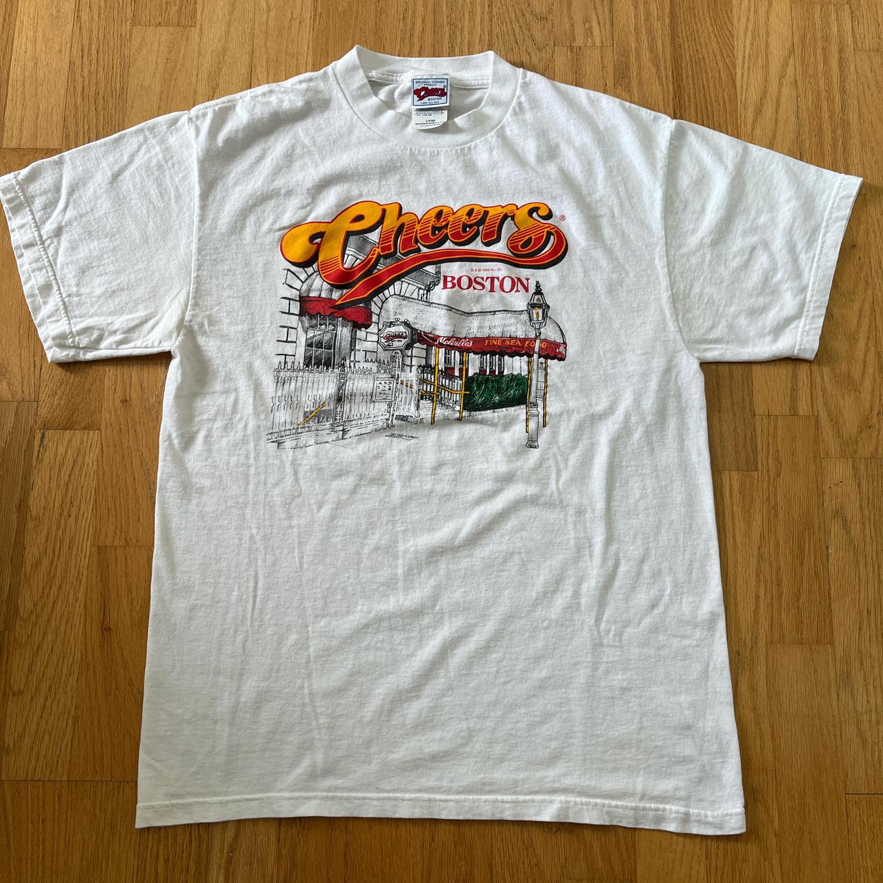 Vintage 1998 Cheers Television Promo Tee Size L... - Depop