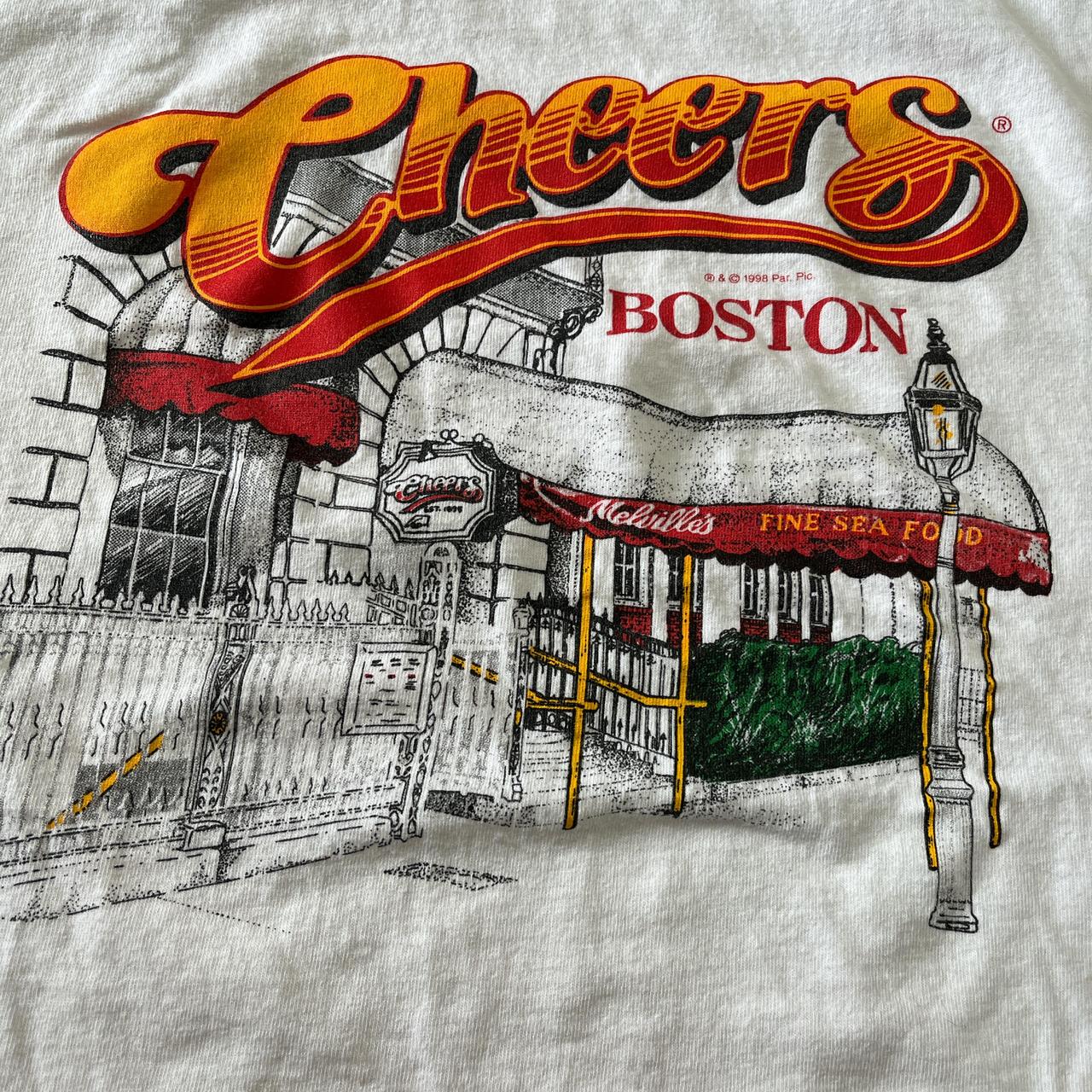 Vintage 1998 Cheers Television Promo Tee Size L... - Depop