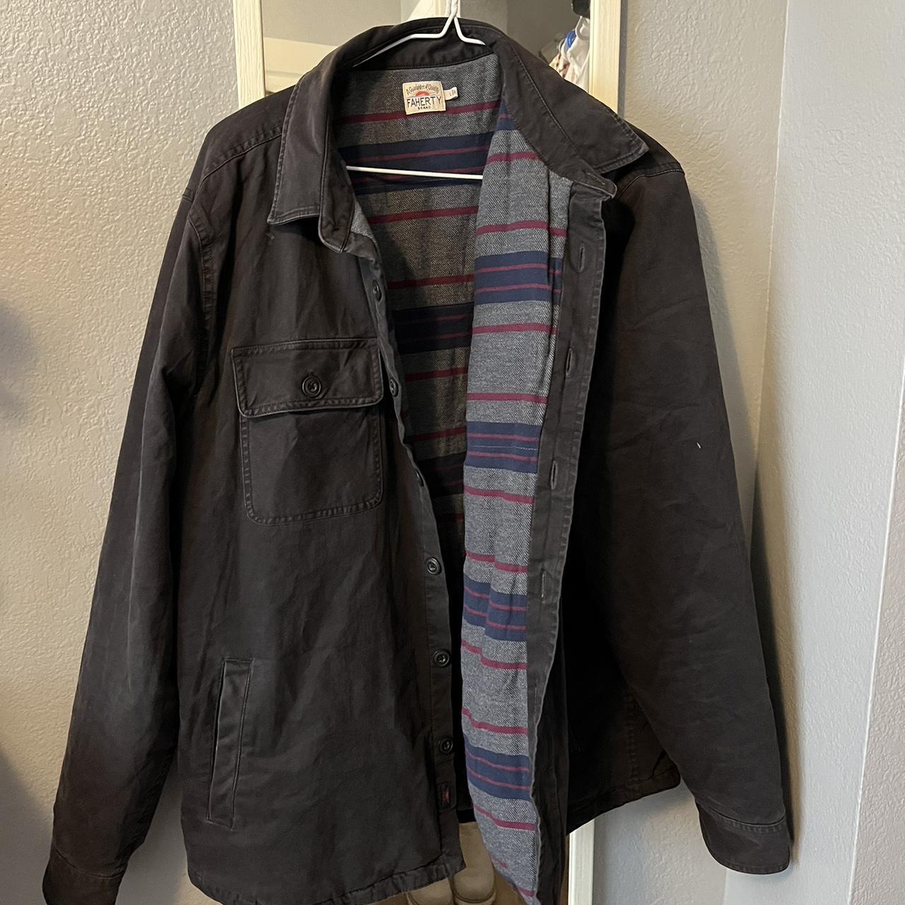 Men’s large Faherty jacket - Depop