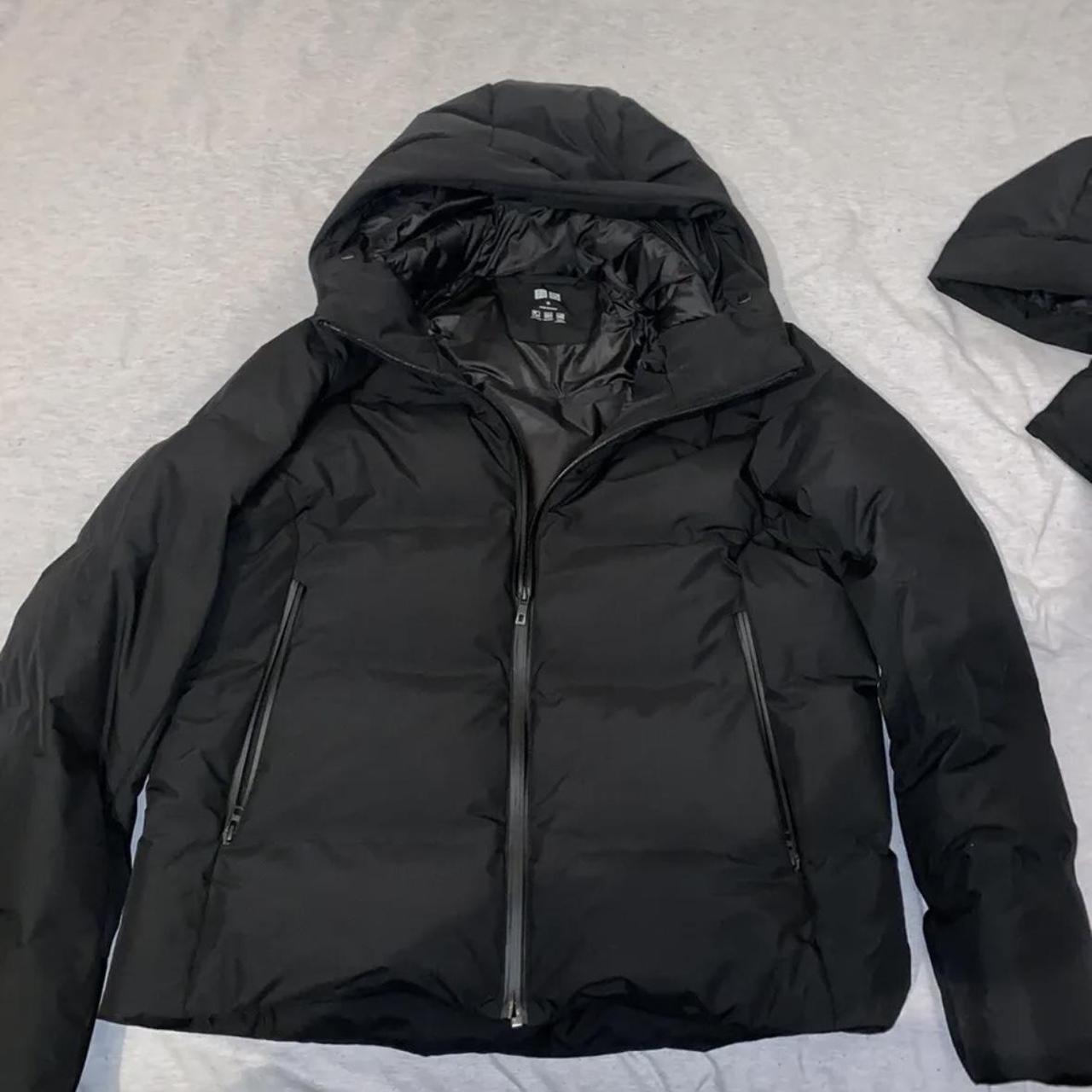 Black Uniqlo jacket brand new tags and packaging... - Depop