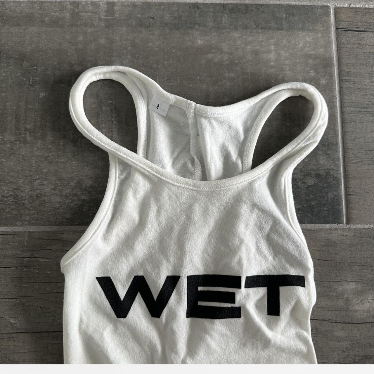 Authentic YZY WET TANK yeezy yzy mowalola wet tank... - Depop