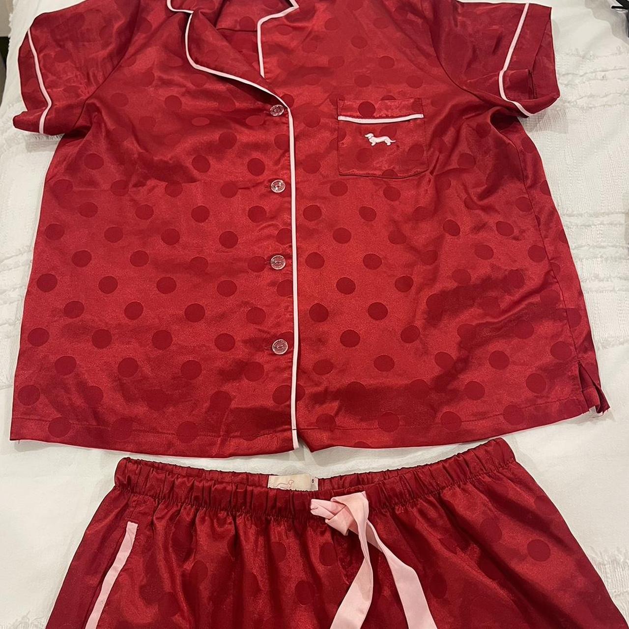 Peter Alexander Women’s Red Pajamas Size S No Stains - Depop