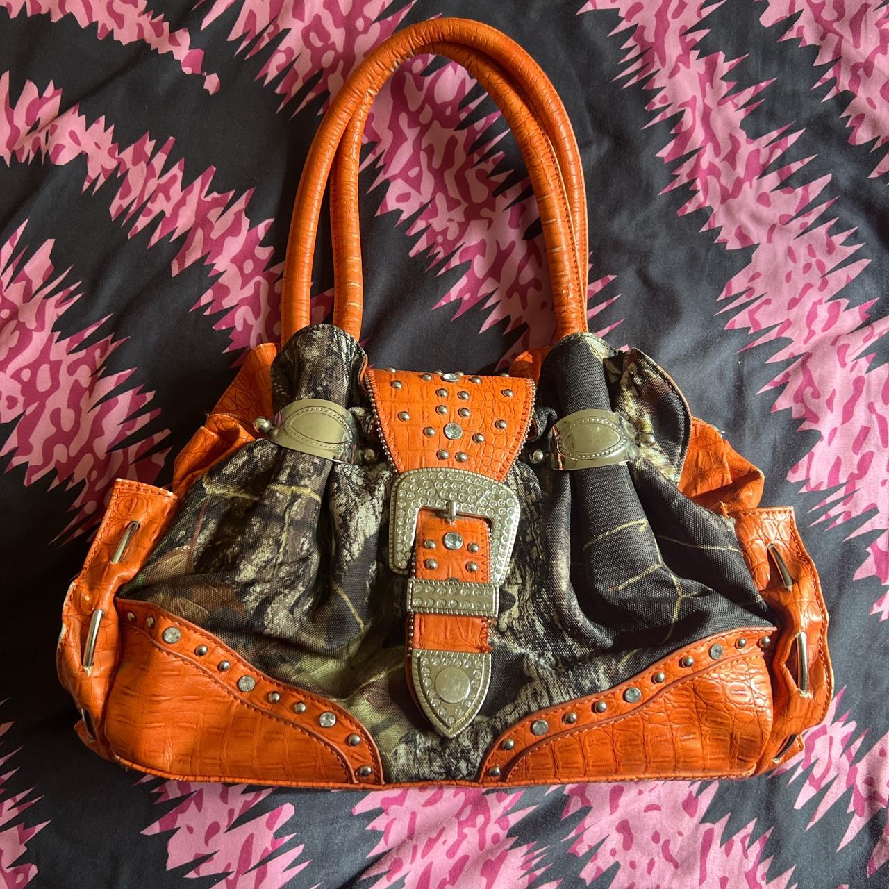 Camo-Orange McBling HandBag; SUPPPPERKUTTTE don’t... - Depop