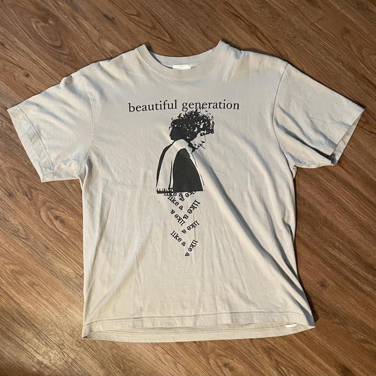 Number (N)ine “beautiful generation” tee Size 2... - Depop