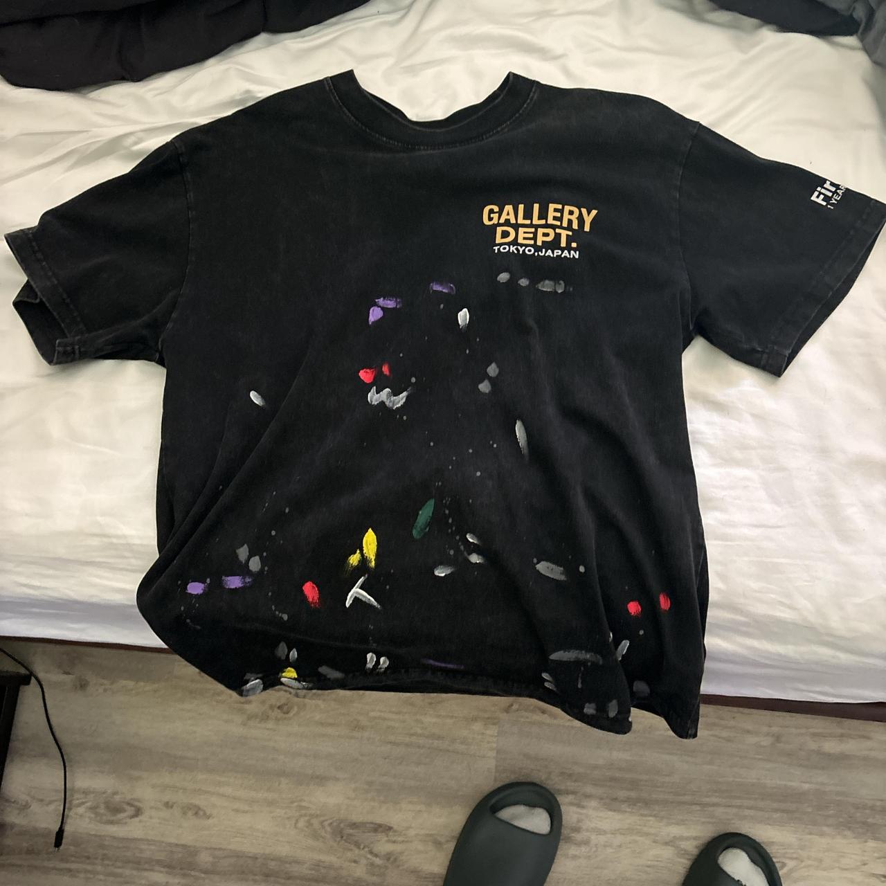 Black Large gallery dept t shirt oversized fit - Depop