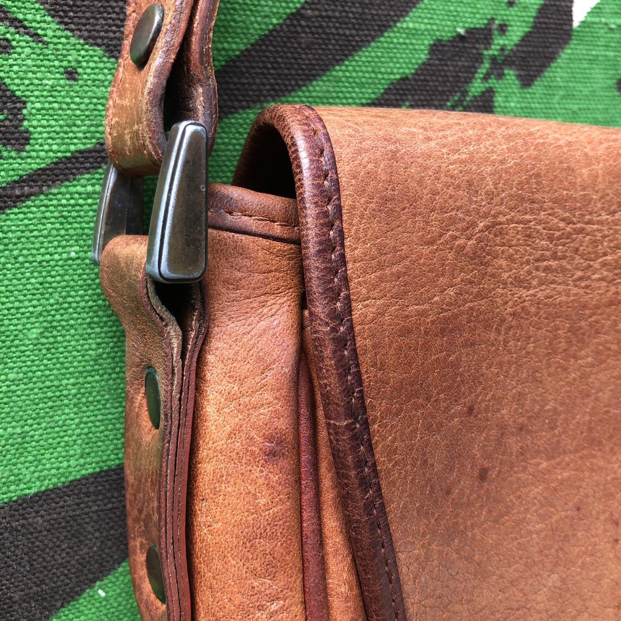 Vintage Laimbok brown leather crossbody Great... - Depop