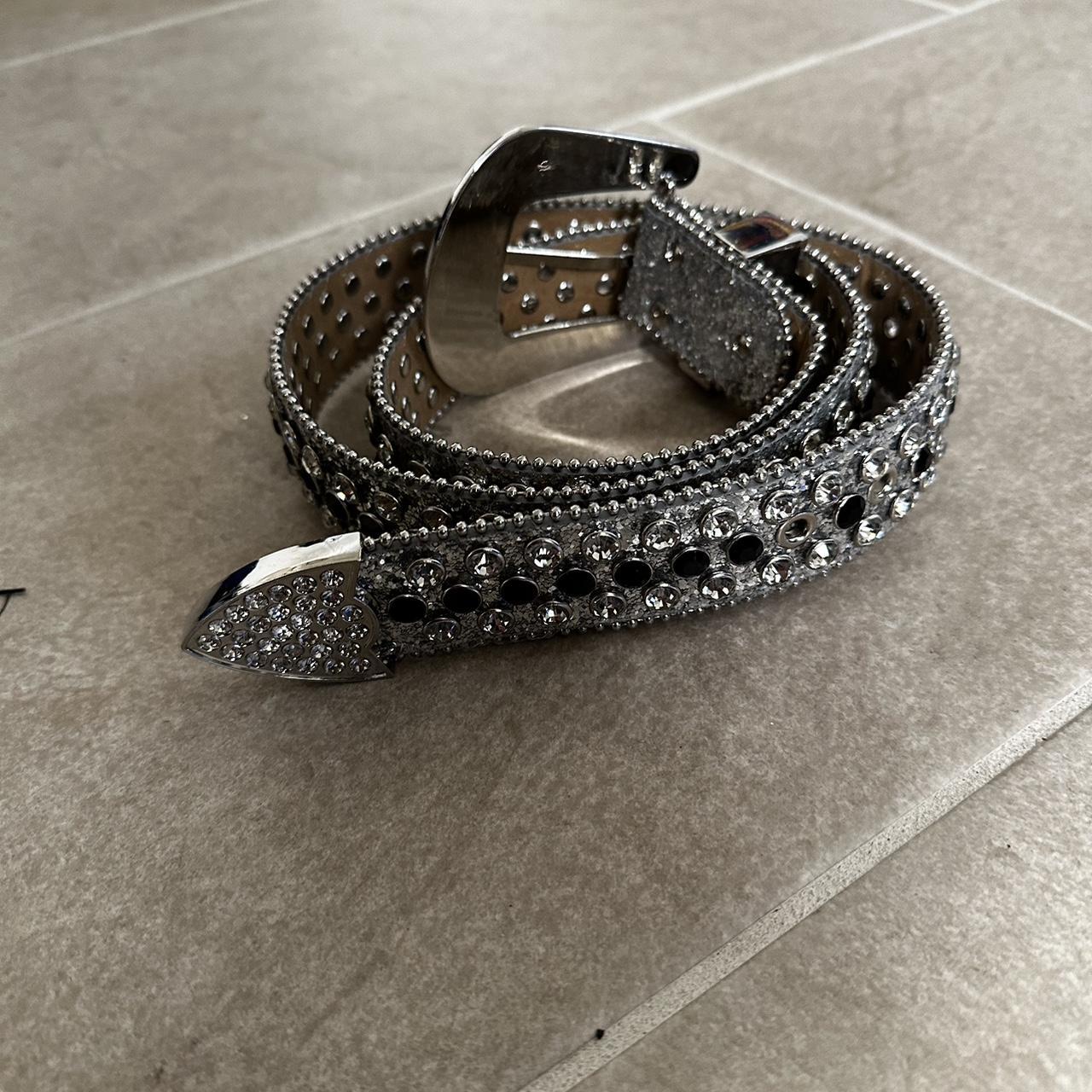 BB Belt, New condition. #bbBelt #shiny #Belt #gems... - Depop