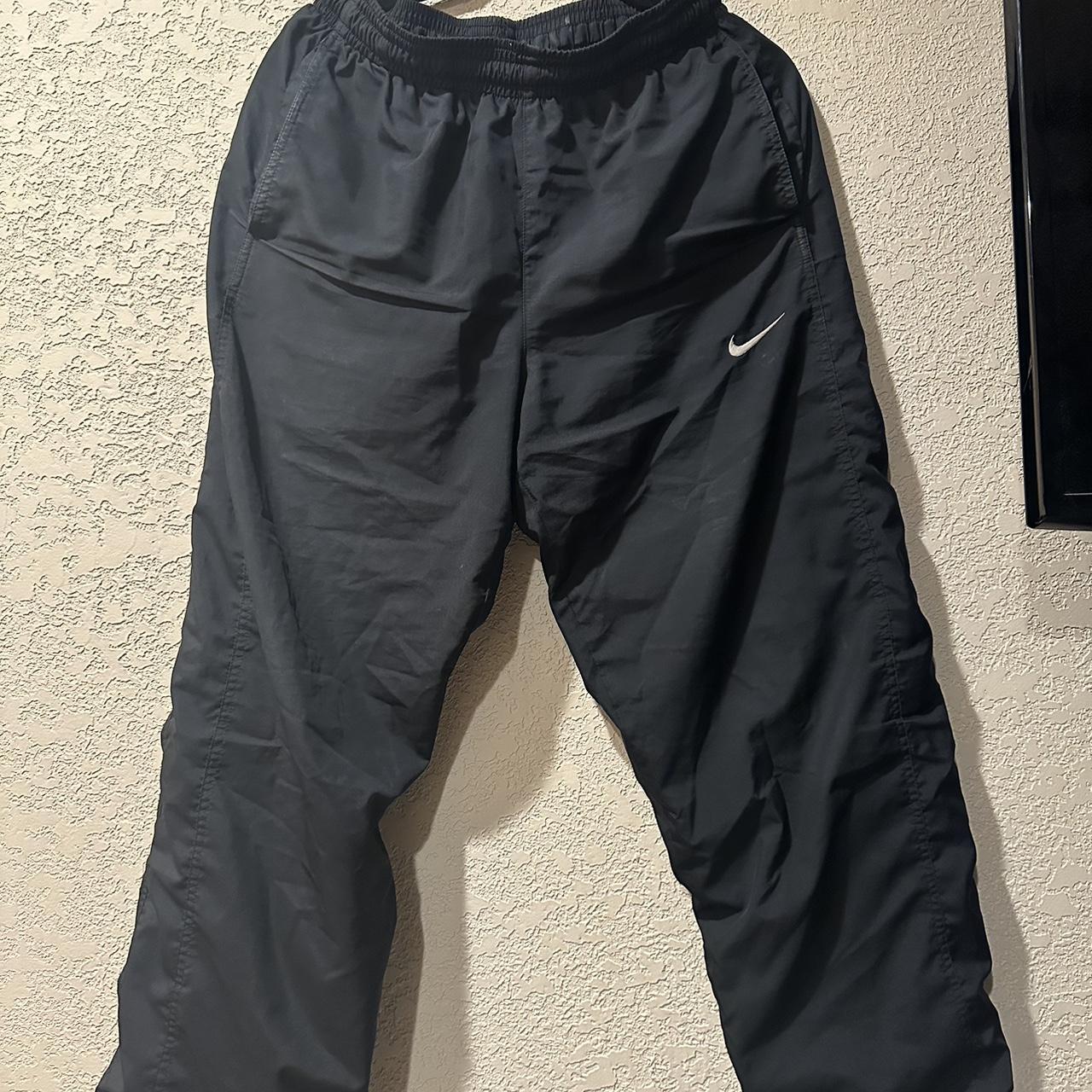 2000s Nike mini swoosh track pants🎱 Pre loved// no... - Depop