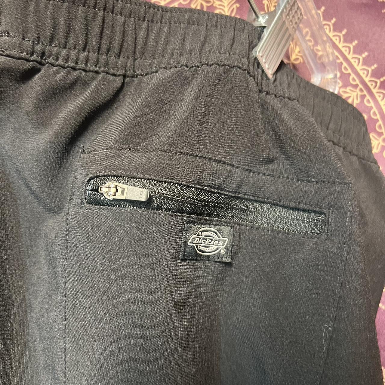 Dickies black polyester joggers 🏃‍♂️ Draw sting... - Depop