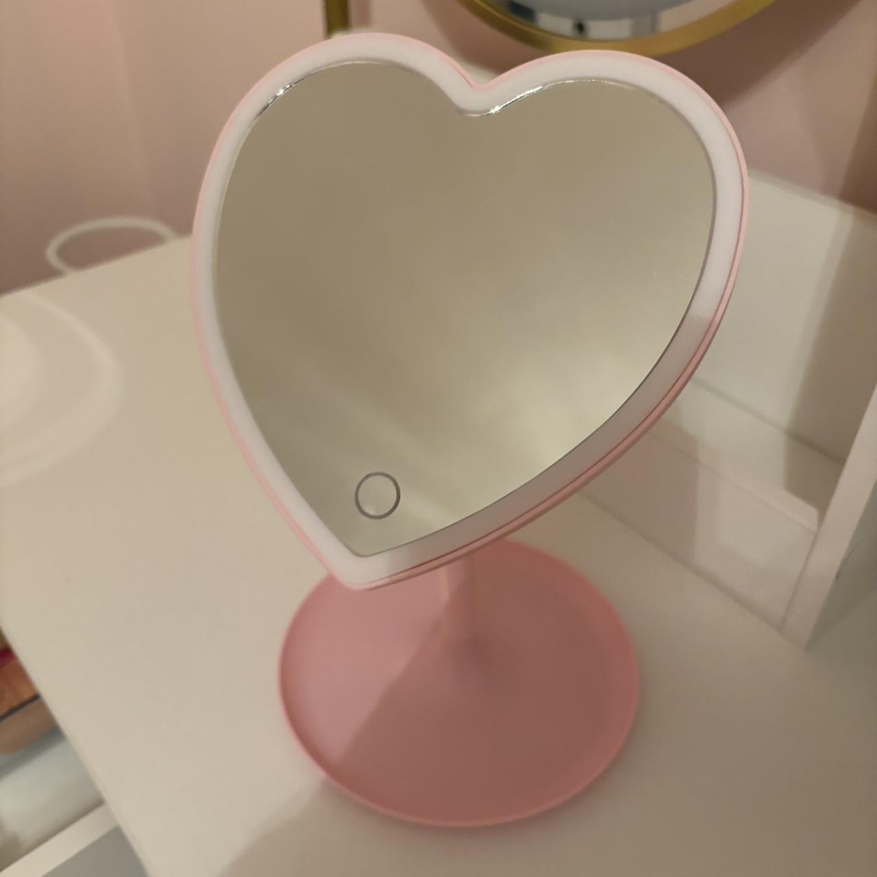 Pink led heart light - Depop