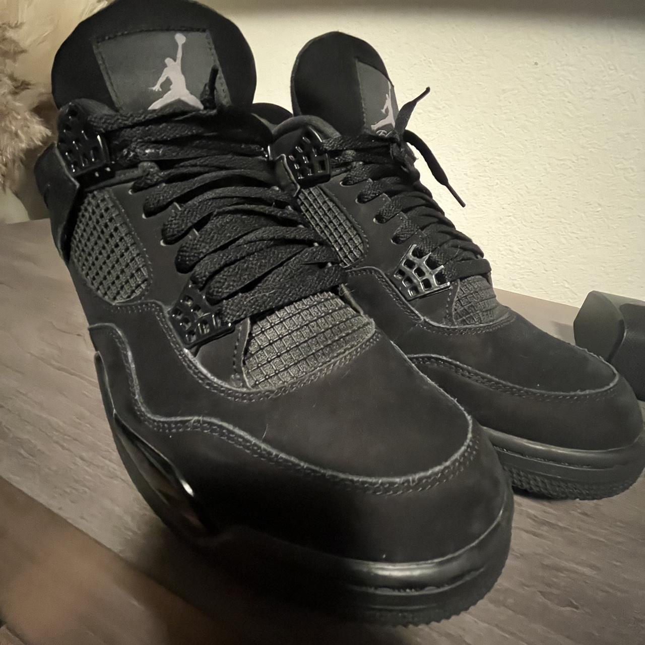 Nike air Jordan black cat 4s. - Depop