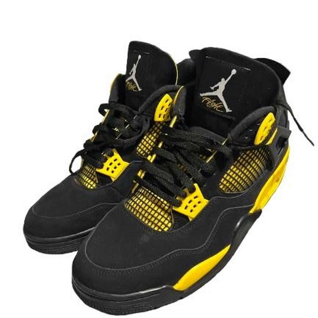 Jordan 4 yellow thunders size 14 AUTHENTIC, NO... | Depop