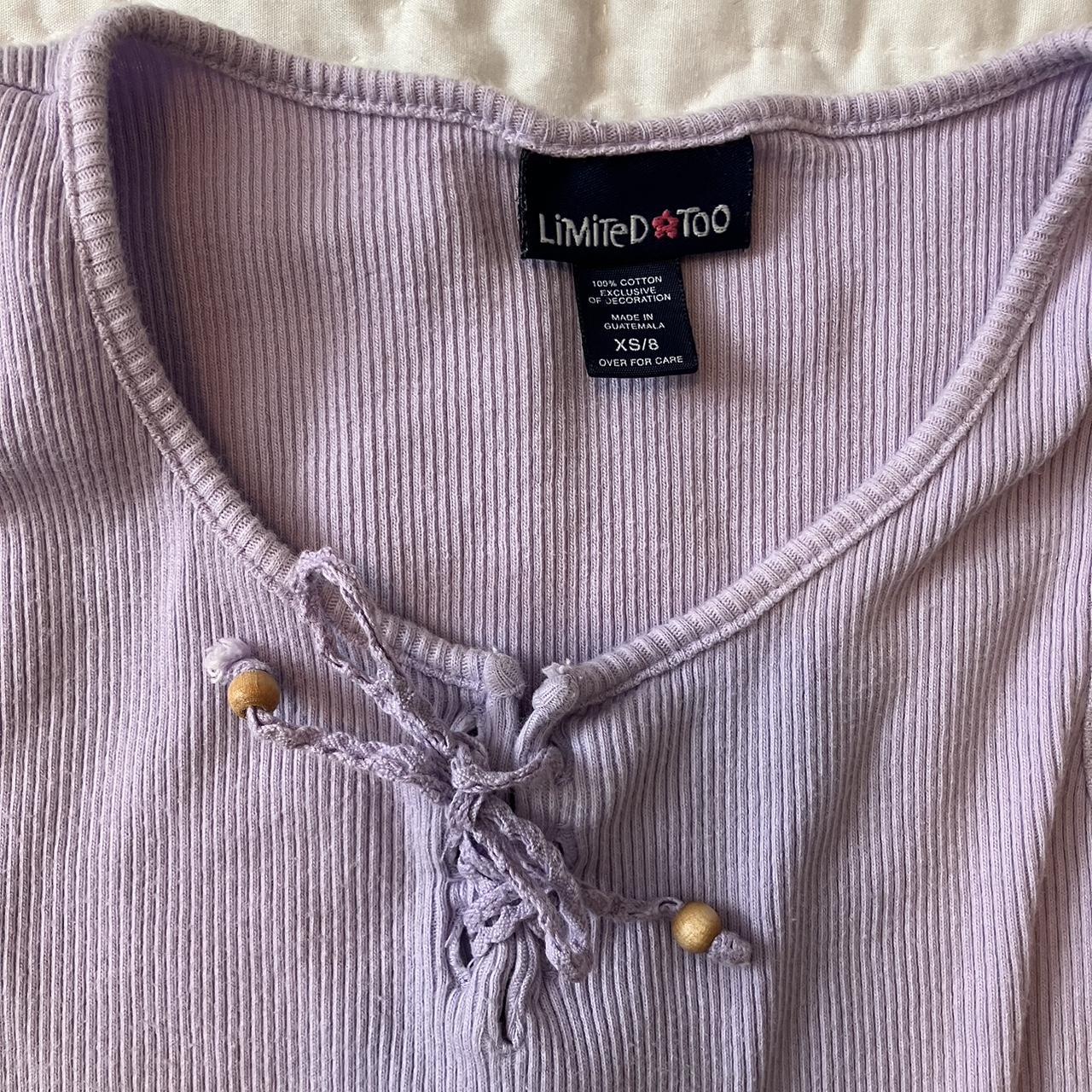 vintage purple Limited Too tank. kids size 8 (XS).... - Depop