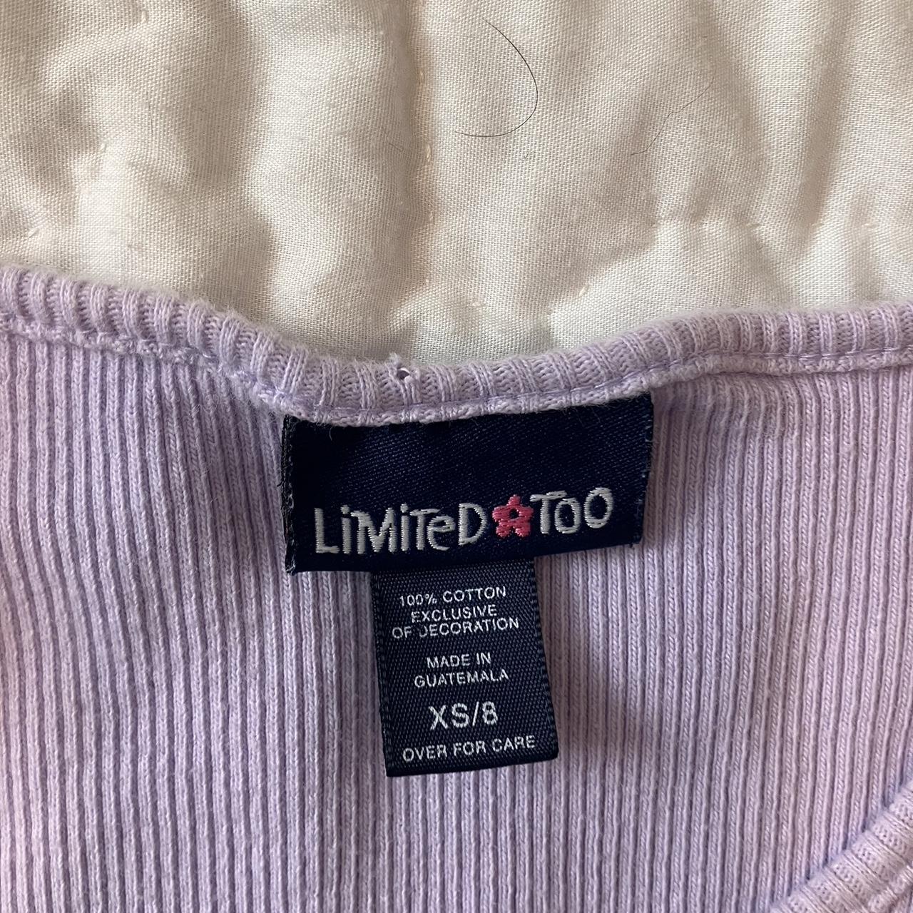 vintage purple Limited Too tank. kids size 8 (XS).... - Depop