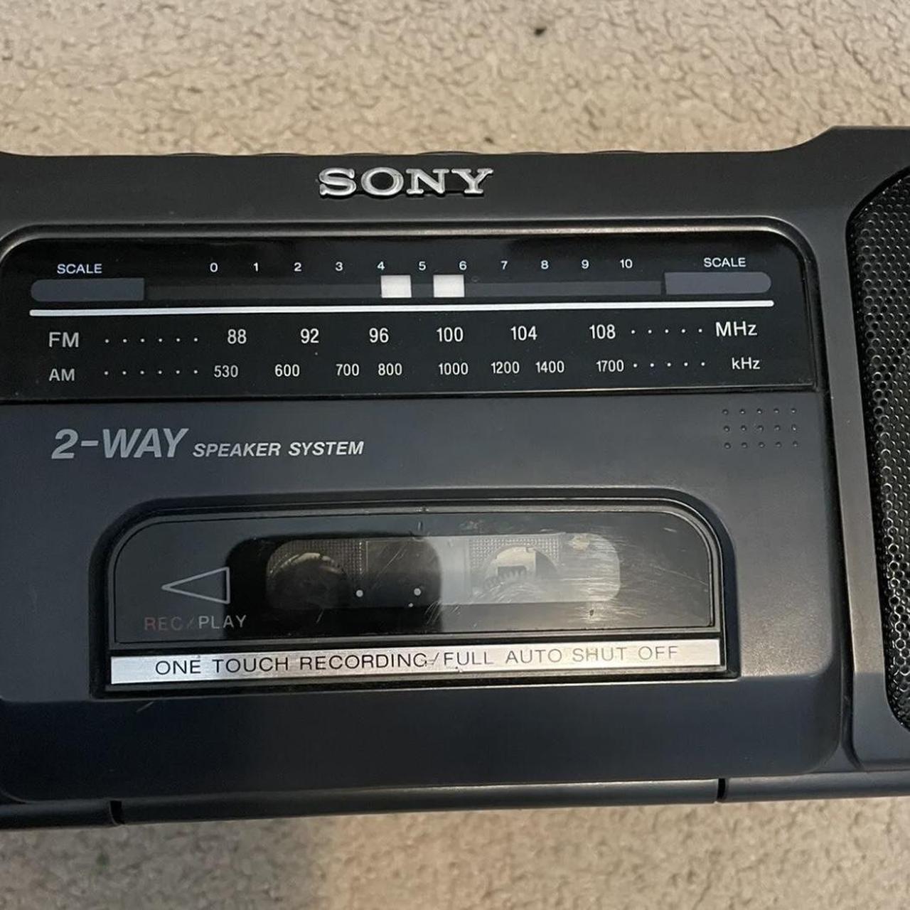 Vintage Sony Boombox Cassette and Radio is... - Depop