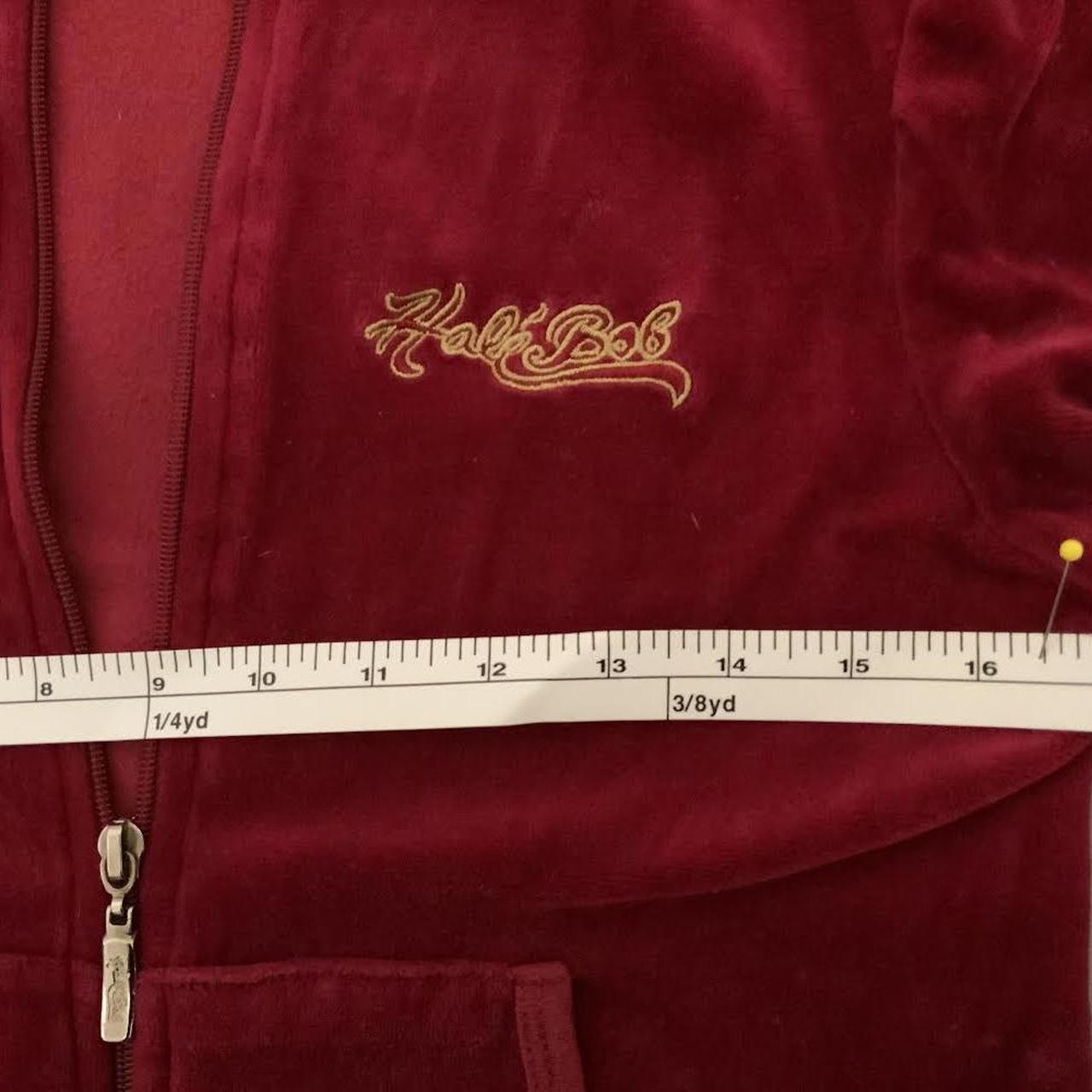 Vintage Hale Bob velour zip up crop jacket. Y2K - Depop